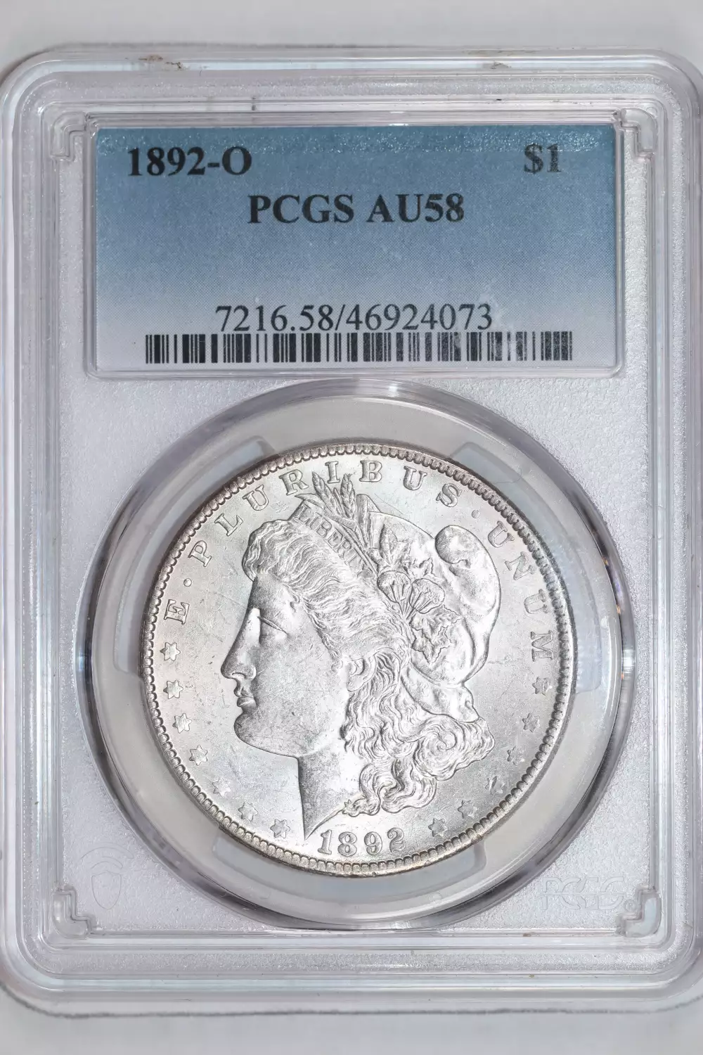 Collectors Corner - 1892-O $1 AU58 PCGS - #64145144