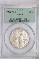 Collectors Corner - 1915-S 50C Panama-Pacific MS65 PCGS - #59886016