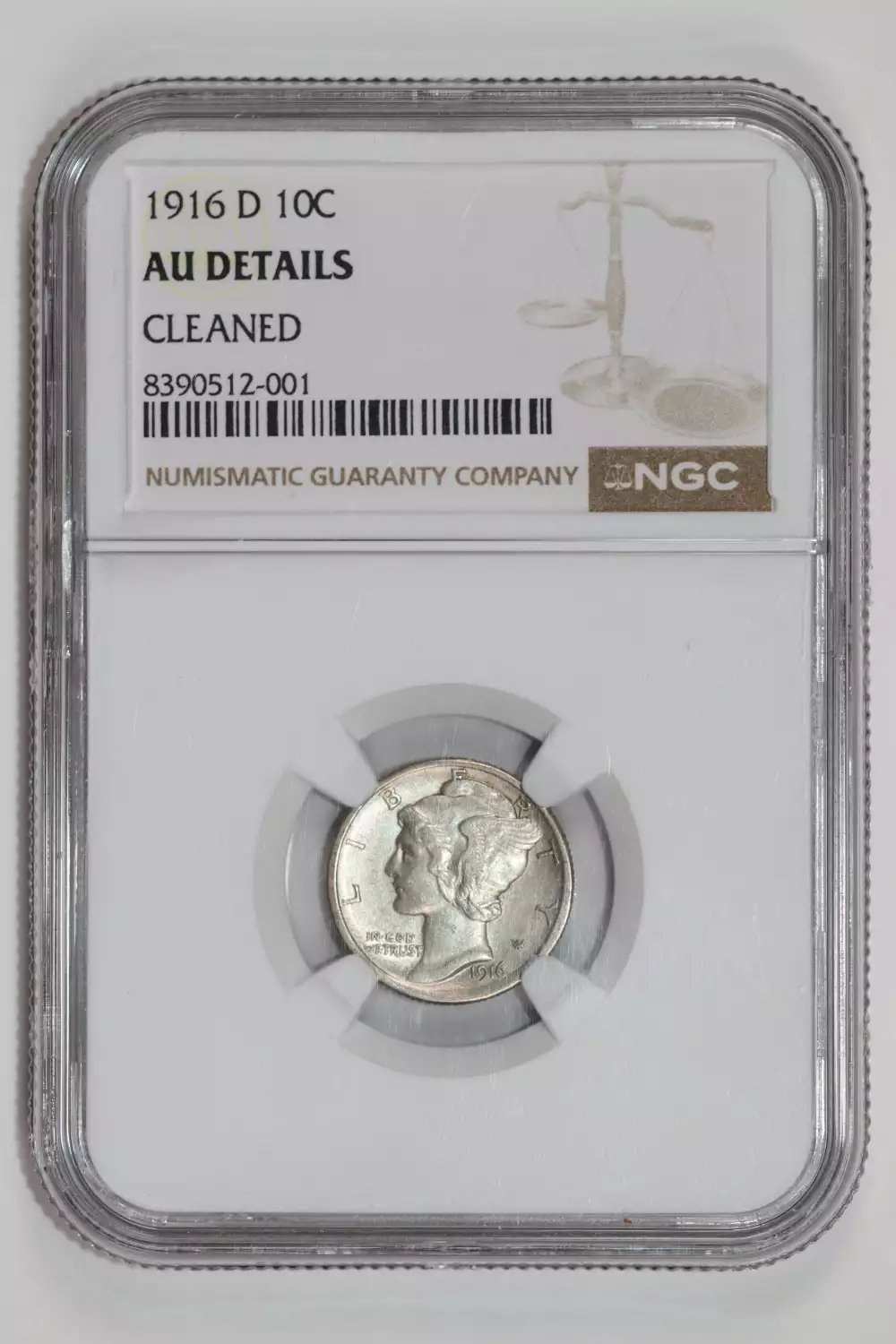 Collectors Corner - 1916-D 10C NGC Details - #70709618