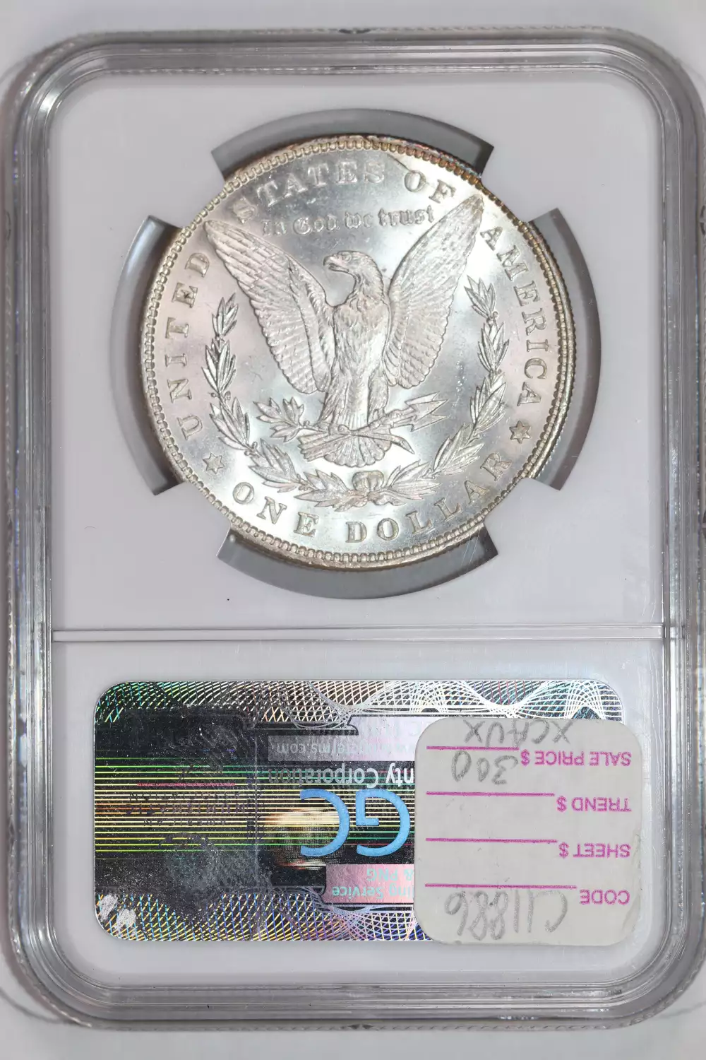 Collectors Corner - 1896 $1 VAM 20 Bar 6 MS63 NGC - #64433448