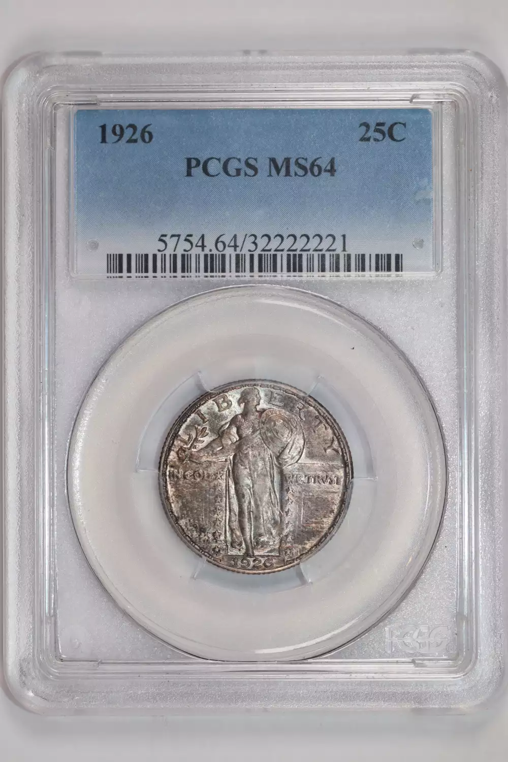 Collectors Corner - 1926 25C MS64 PCGS - #65198162