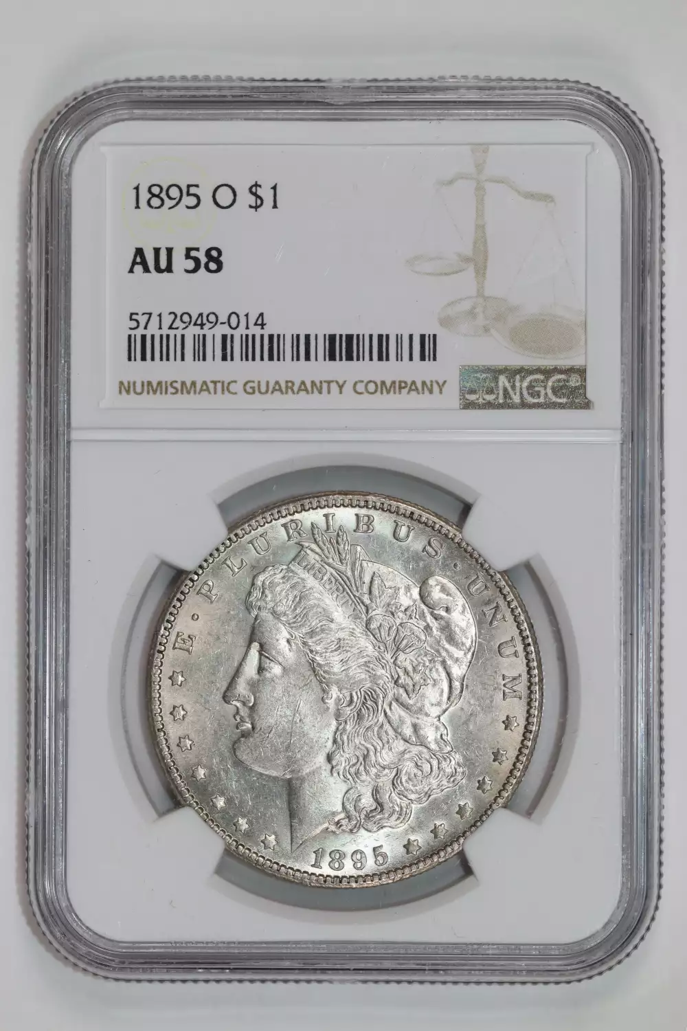 Collectors Corner - 1895-O $1 AU58 NGC - #68360987