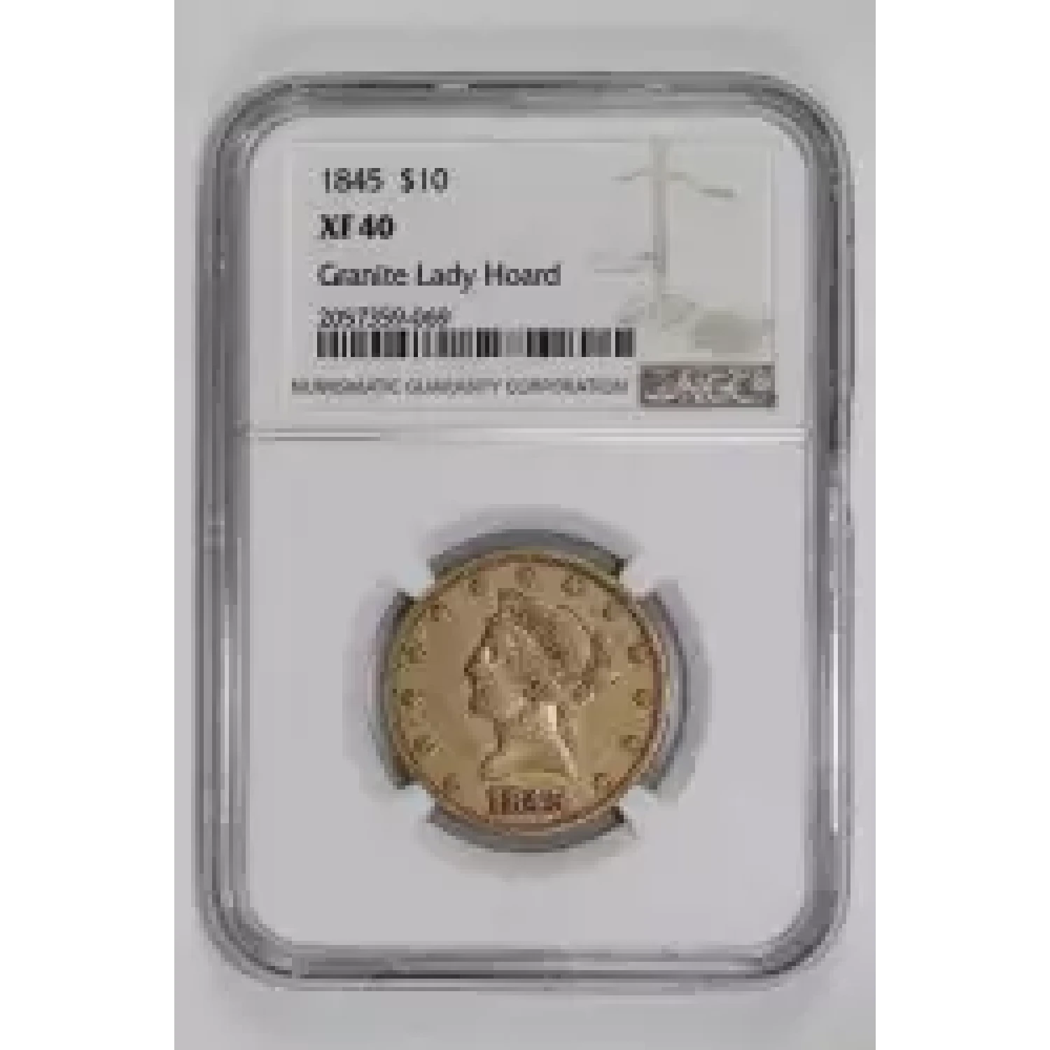 1845 Gold Eagles Liberty Head NGC XF-40 - Coin Superstore LLC
