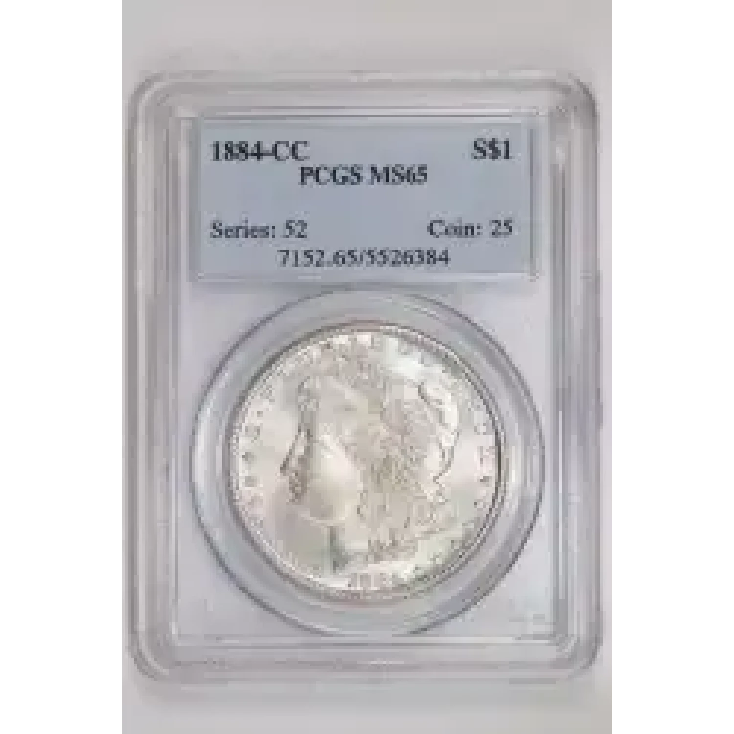 1884-CC Morgan Silver Dollar PCGS MS-65 - Coin Superstore LLC