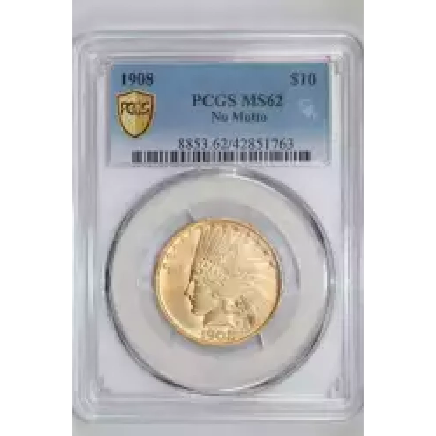 1908 Gold Eagles $10 Indian Head PCGS MS-62 No Motto - Coin Superstore LLC