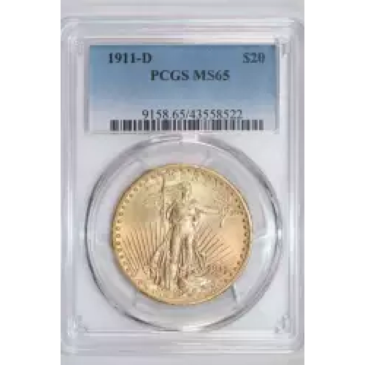 1911-D Double Eagles Saint Gaudens PCGS MS-65 - Coin Superstore LLC