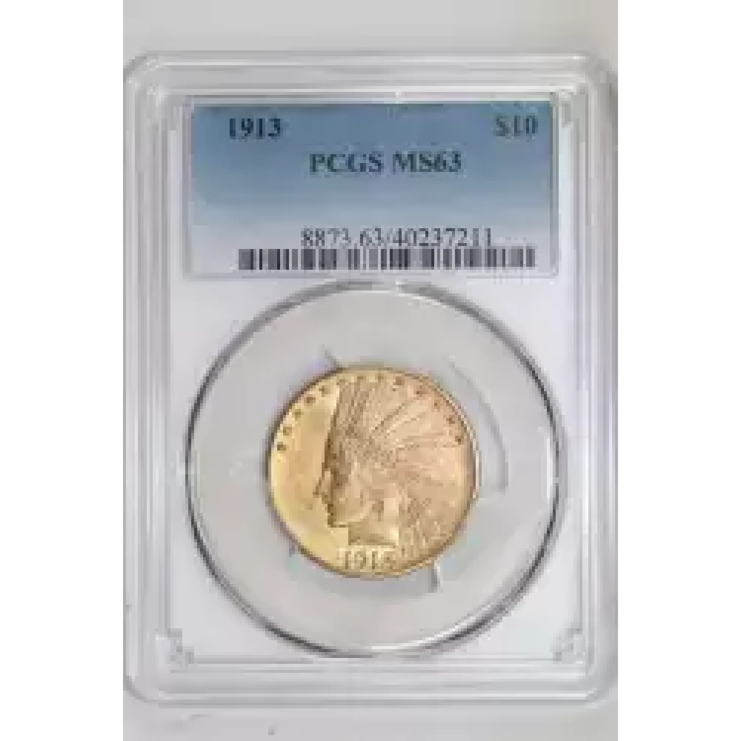 1913 Gold Eagles $10 Indian Head PCGS MS-63 - Coin Superstore LLC